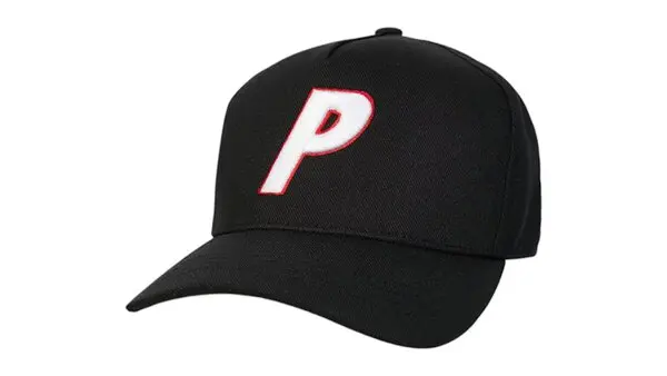 PALACE P 6panel Hong Kong Exclusive Cap - Black
