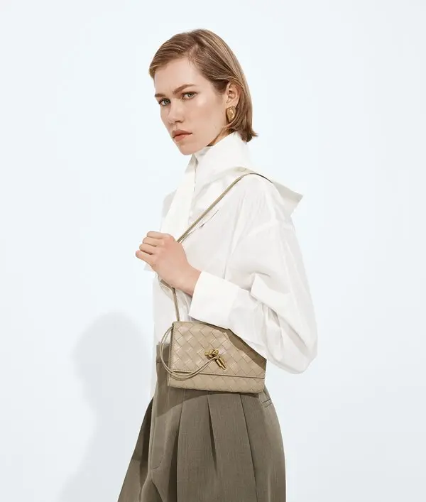 Bottega Veneta Andiamo Pouch On Strap
