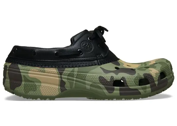 CROCS Classic Boat Clog Duck Camoin - Black/cargo
