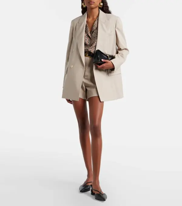 Max Mara Amatassa Leather Ballet Flats - Black