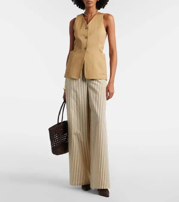 Max Mara Agitano Raffia Slingback Pumps