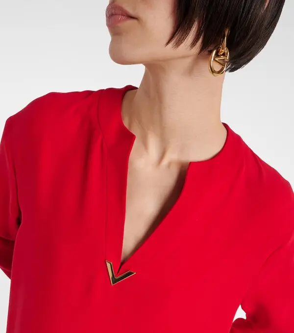 Valentino Garavani Silk Gown - Red