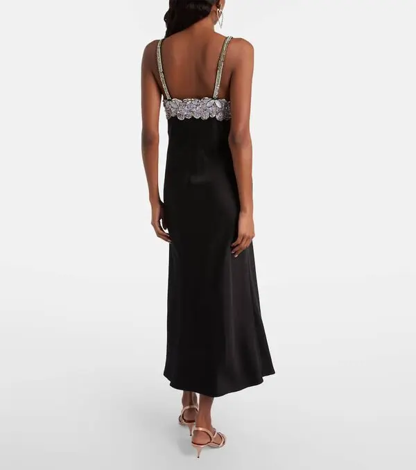 Valentino Garavani Embellished Midi Dress