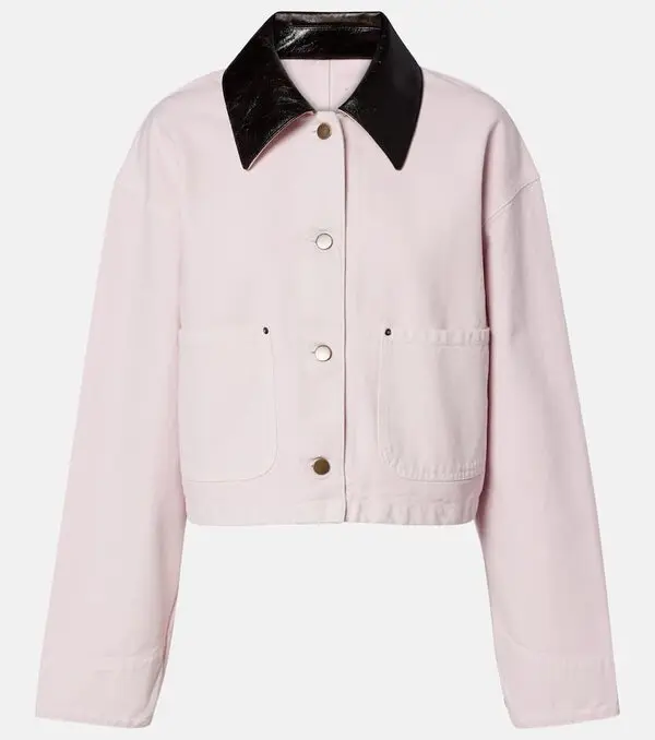 Prada Cotton Canvas Jacket - Pink