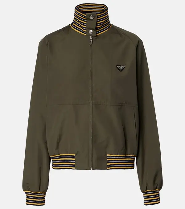 Prada Poplin Jacket - Green