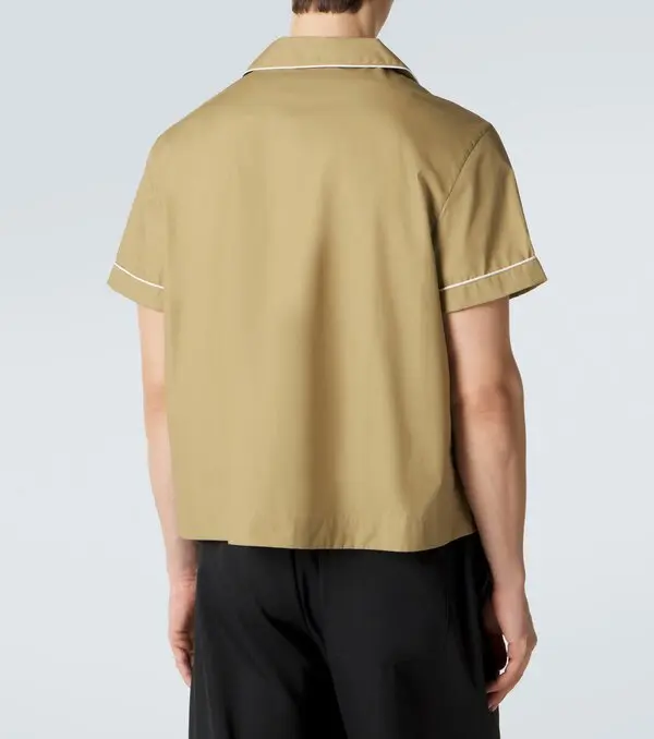 Simone Rocha Embellished Cotton Bowling Shirt