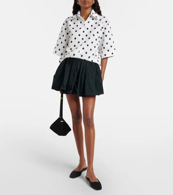 PATOU Polka-dot Blouse - White
