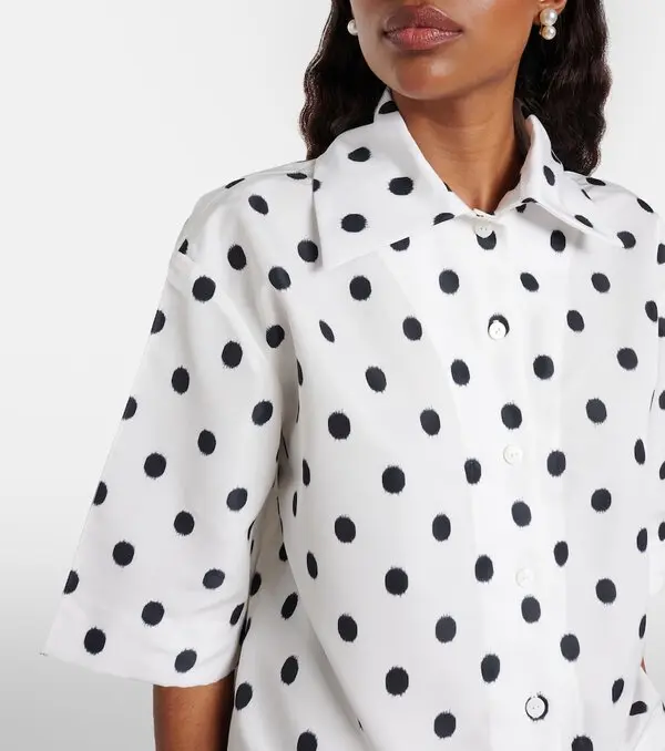 PATOU Polka-dot Blouse - White