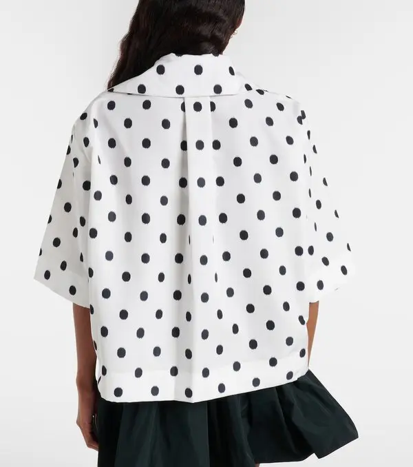 PATOU Polka-dot Blouse - White