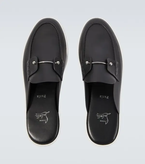 CHRISTIAN LOUBOUTIN Chanme Leather Mules