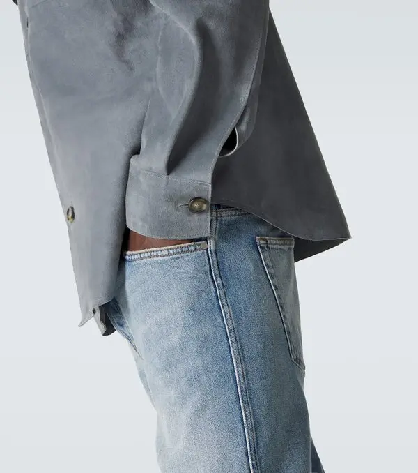 LARDINI Suede Overshirt