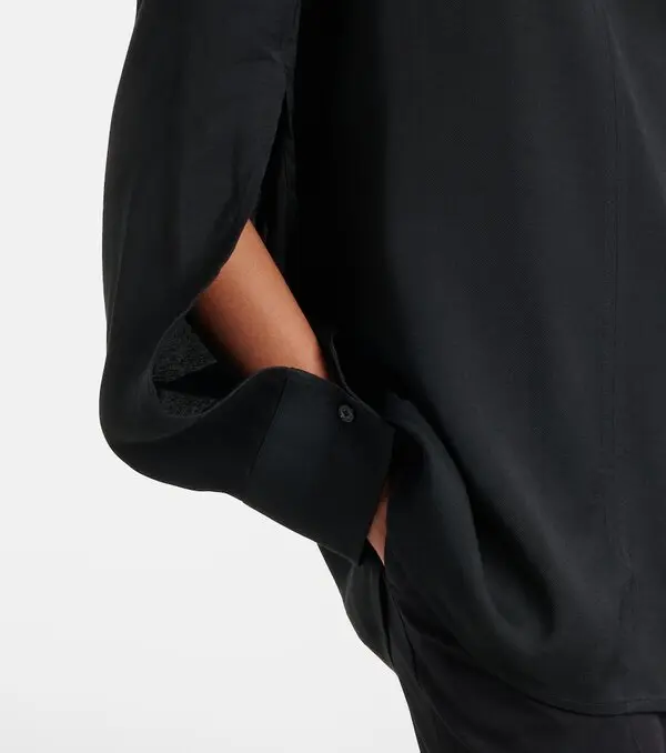 TOTEME Oversized Blouse - Black
