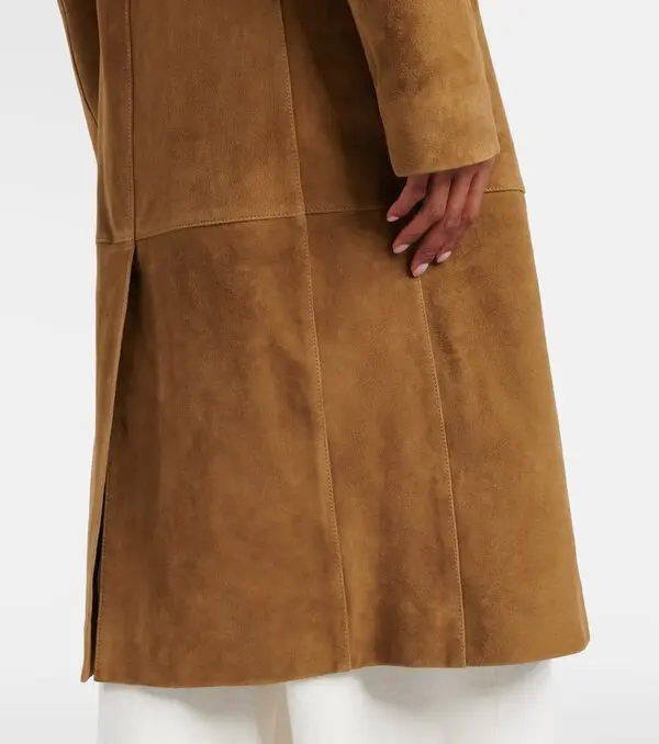 TOTEME Suede Leather Coat