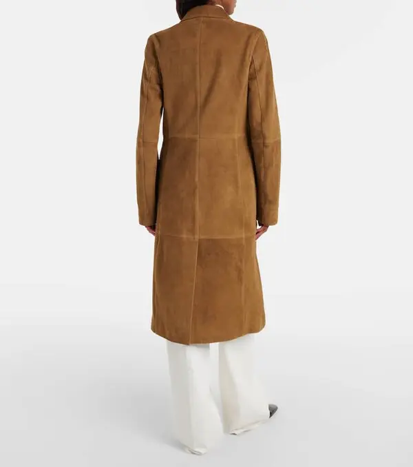 TOTEME Suede Leather Coat