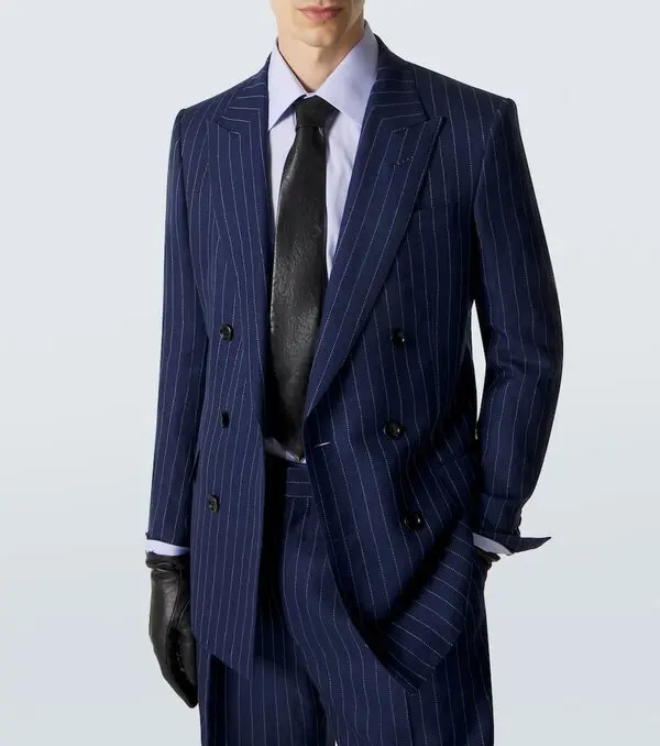 TOM FORD Cotton Poplin Shirt - Blue
