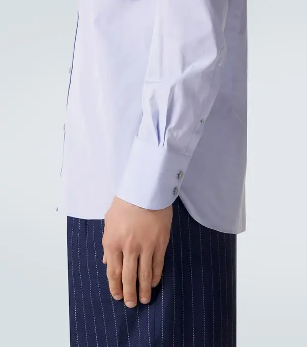 TOM FORD Cotton Poplin Shirt - Blue