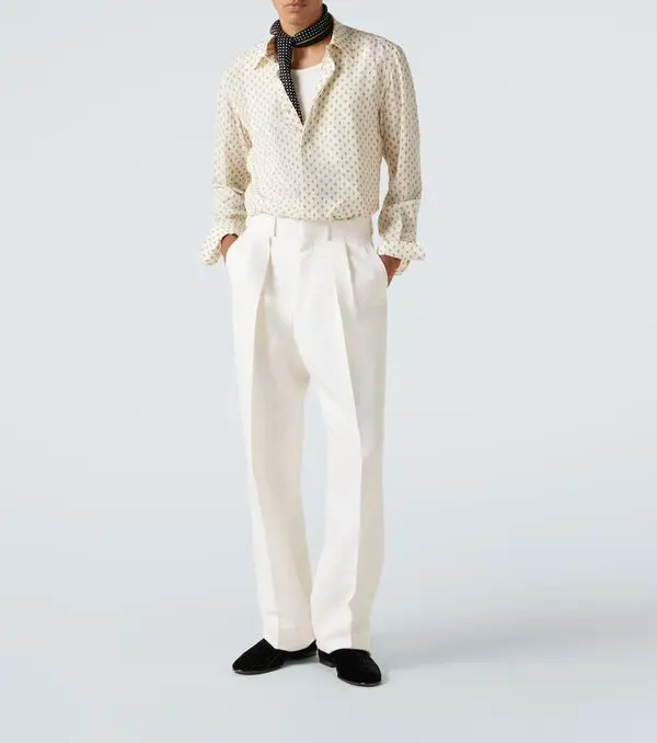 TOM FORD Wool And Silk Suit Pants