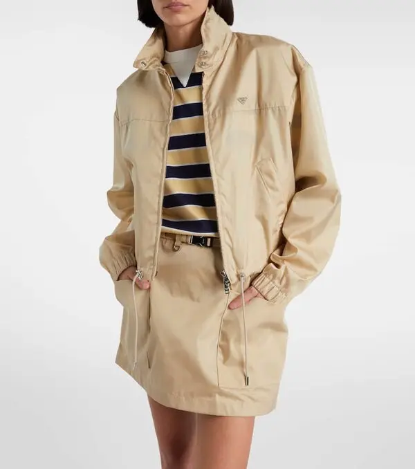 Prada Re-nylon Jacket - Beige