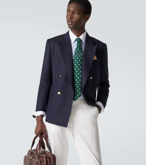 Dunhill Printed Silk Neck Tie