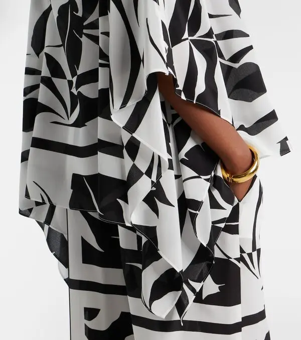 Max Mara Ambuto Printed Silk Blouse - Multicoloured