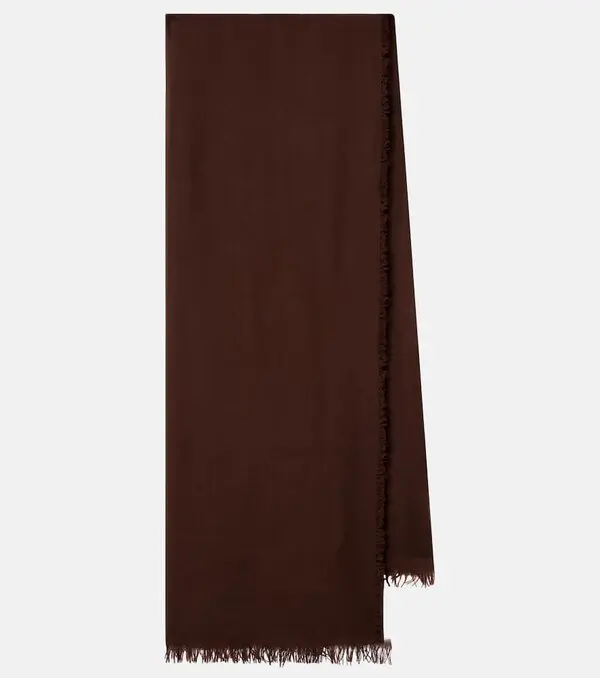 TOTEME Virgin Wool Scarf - Brown