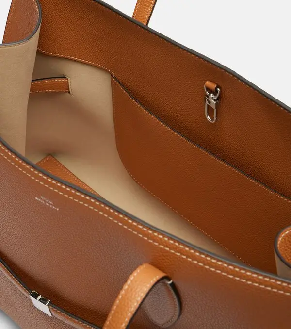 TOTEME Lounge Large Leather Tote Bag - Brown