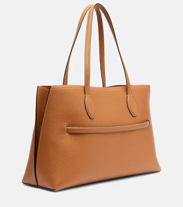 TOTEME Lounge Large Leather Tote Bag - Brown