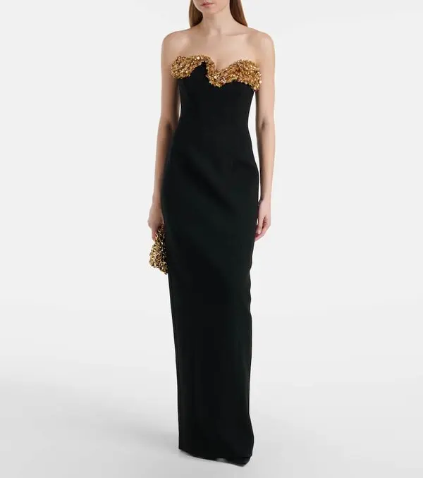 Rachel Gilbert Lucca Embellished Gown