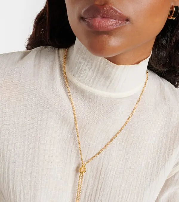TOTEME 24kt-plated Chain Necklace