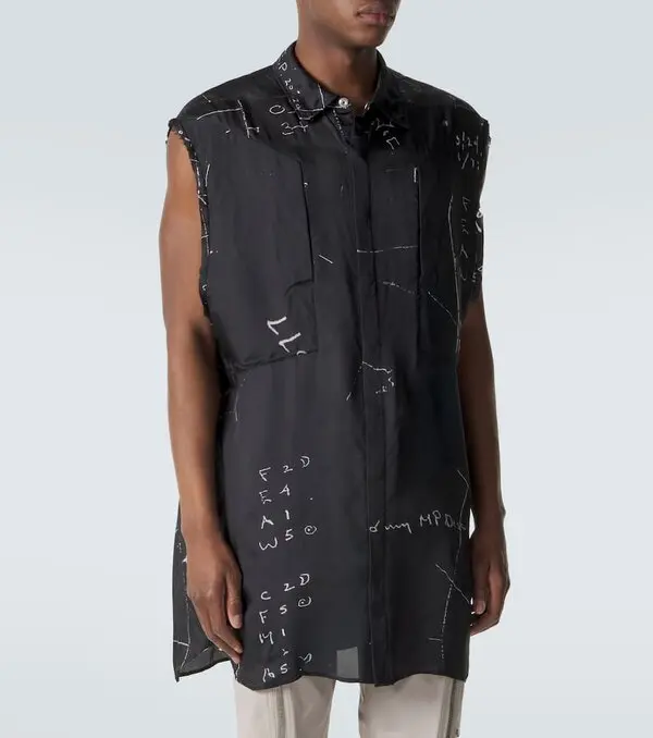 Rick Owens Jumbo Printed Shirt