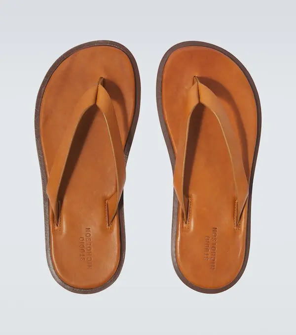 Studio Nicholson Curren Leather Thong Sandals