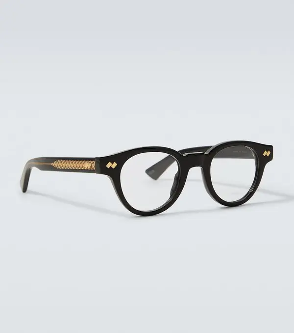 Bottega Veneta Round Frame Glasses
