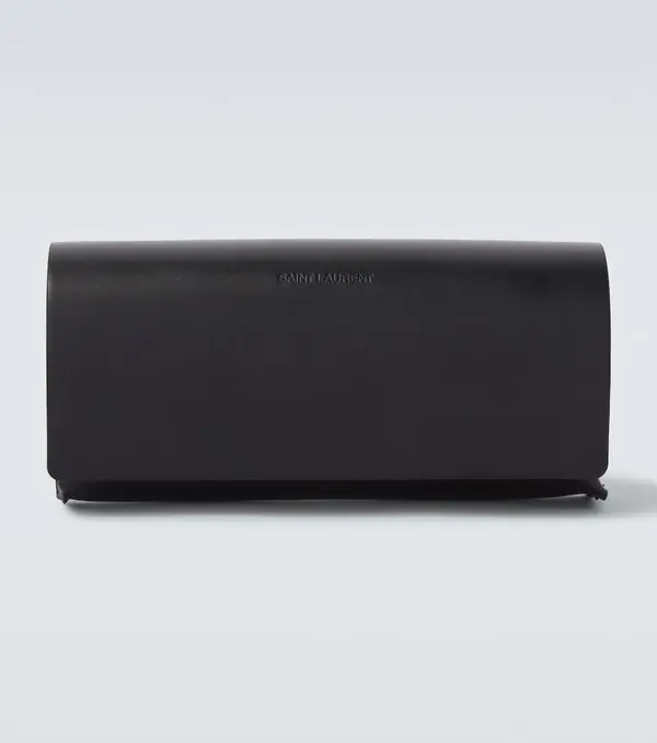 Saint Laurent Sl 900 Howl Oversized Sunglasses - Transparent