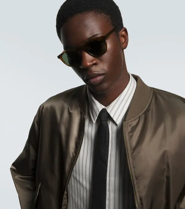 Saint Laurent Sl 28 Round Sunglasses - Brown