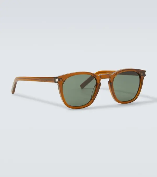 Saint Laurent Sl 28 Round Sunglasses - Brown