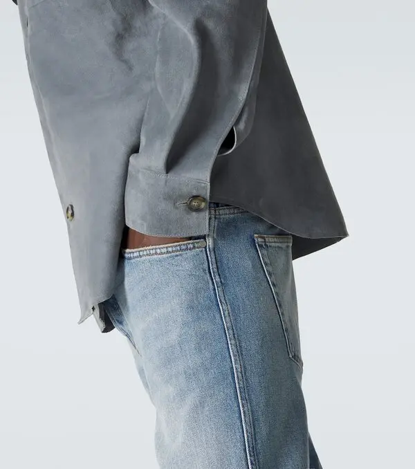 LARDINI Suede Overshirt