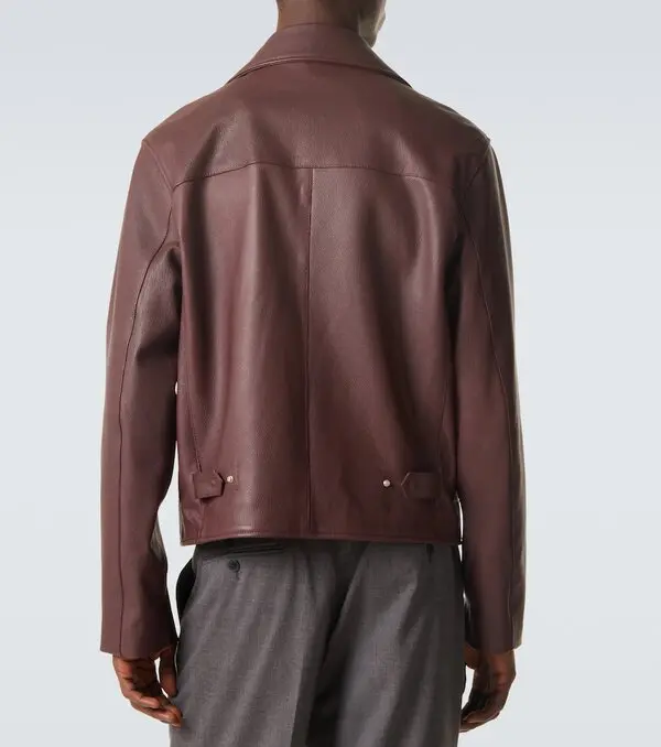 LARDINI Leather Jacket - Brown