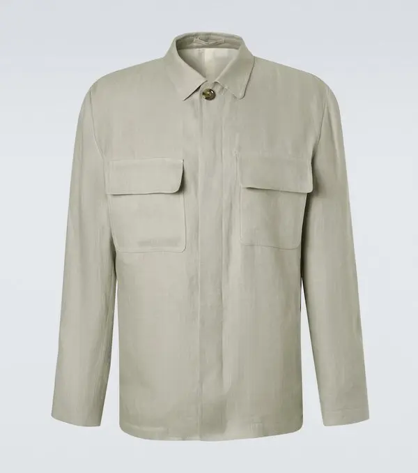 LARDINI Linen Jacket