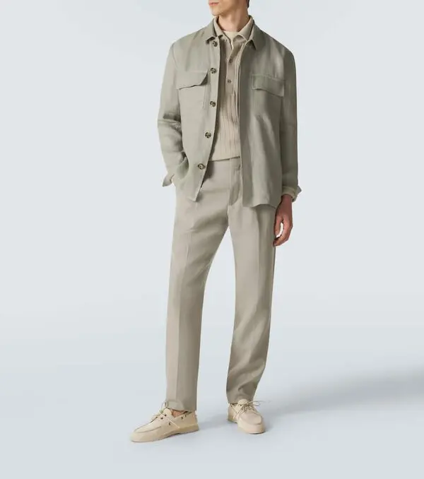 LARDINI Linen Jacket
