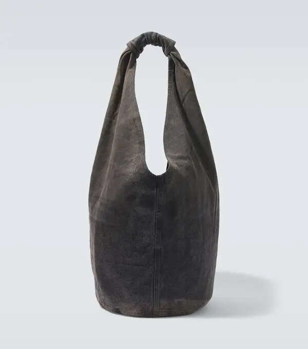Our Legacy Drip Denim Shoulder Bag - Blue