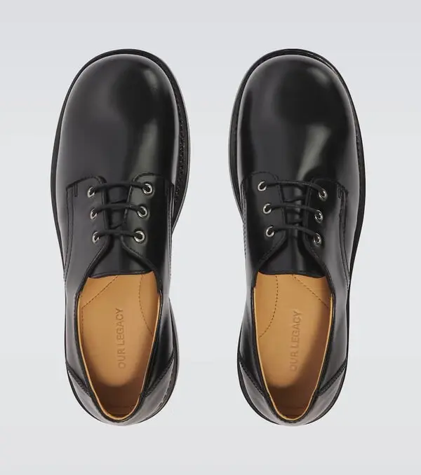 Our Legacy Reception Leather Derby Shoes