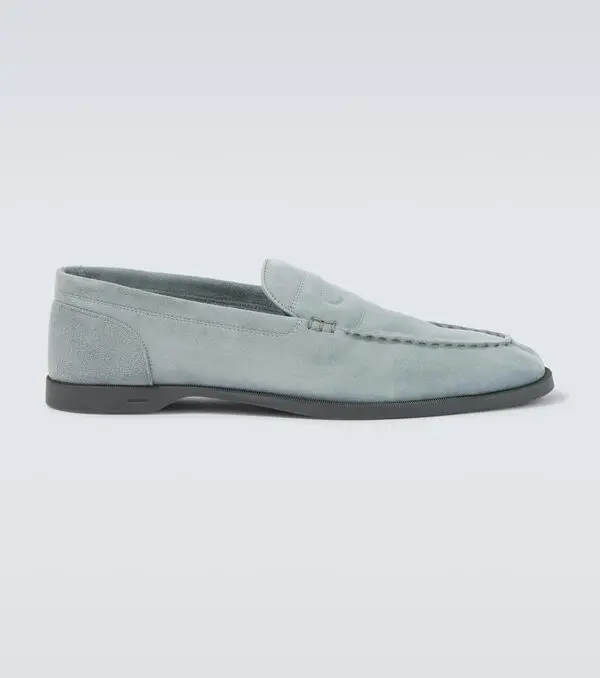 John Lobb Pace Suede Loafers