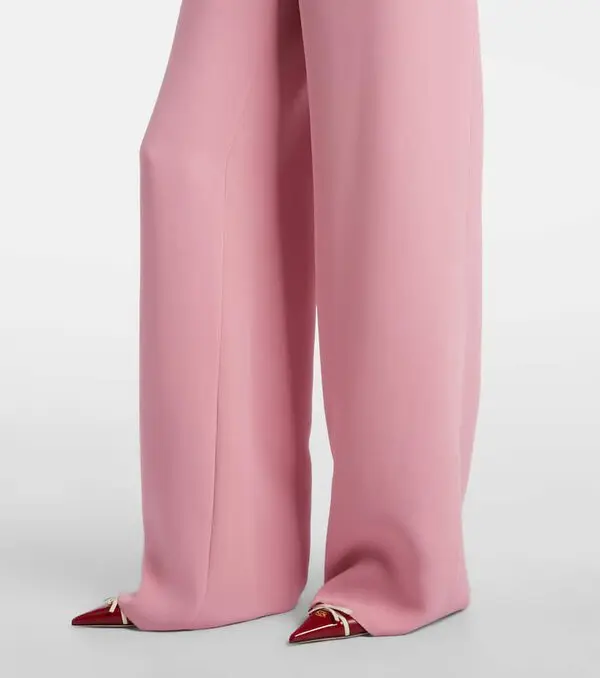 Valentino Garavani Silk Wide-leg Pants
