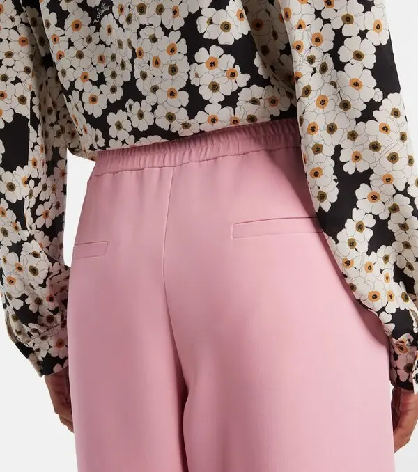 Valentino Garavani Silk Wide-leg Pants