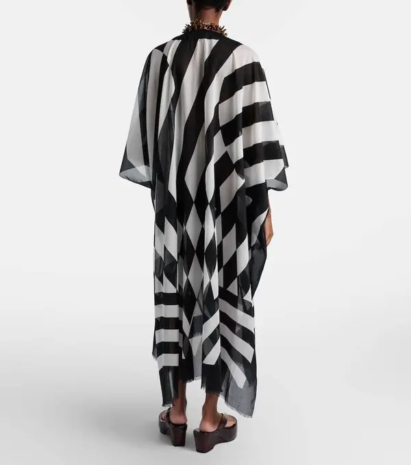 Dries Van Noten Printed Cotton Kaftan