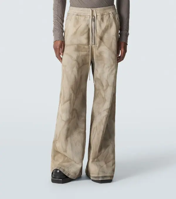 Rick Owens Bela Printed Wide-leg Pants