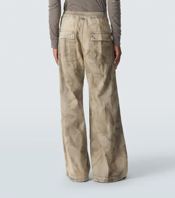 Rick Owens Bela Printed Wide-leg Pants
