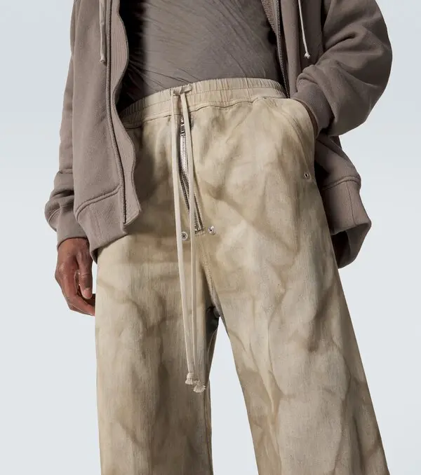Rick Owens Bela Printed Wide-leg Pants