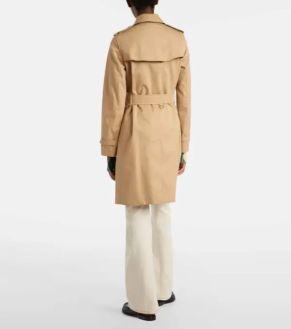 Burberry Cotton Gabardine Trench Coat
