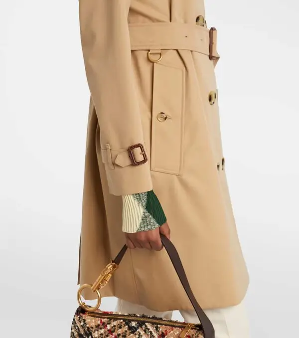 Burberry Cotton Gabardine Trench Coat